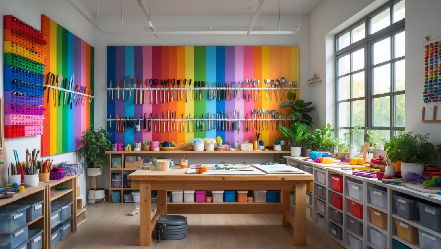 DIY Pegboard Systems for Craft Studio Organization
